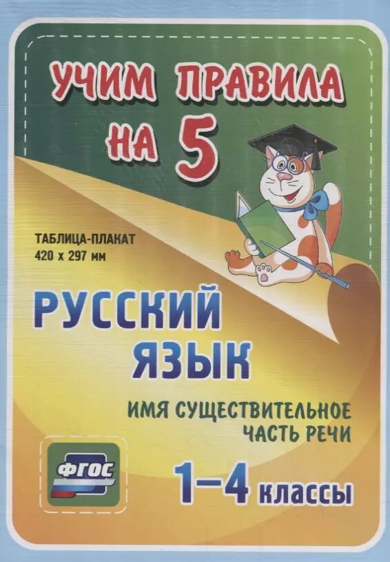 Русский язык. Части речи. Имя существительное. 1-4 классы.