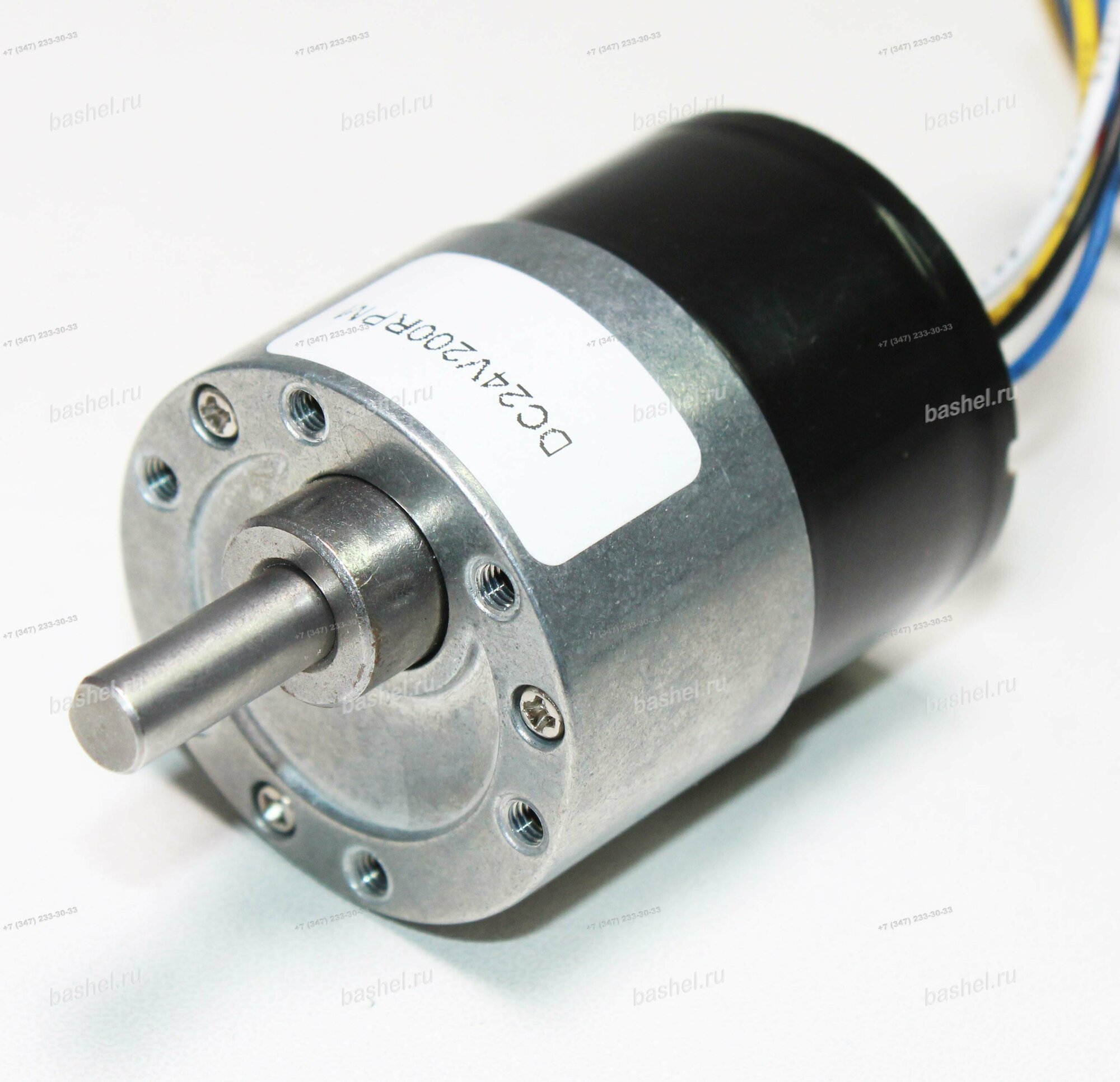 JGB37-3625-200, Бесколлекторный мотор-редуктор с обратной связью, (Uпит=24VDC, 200RPM, соотношение 1:30, удерживащий мом