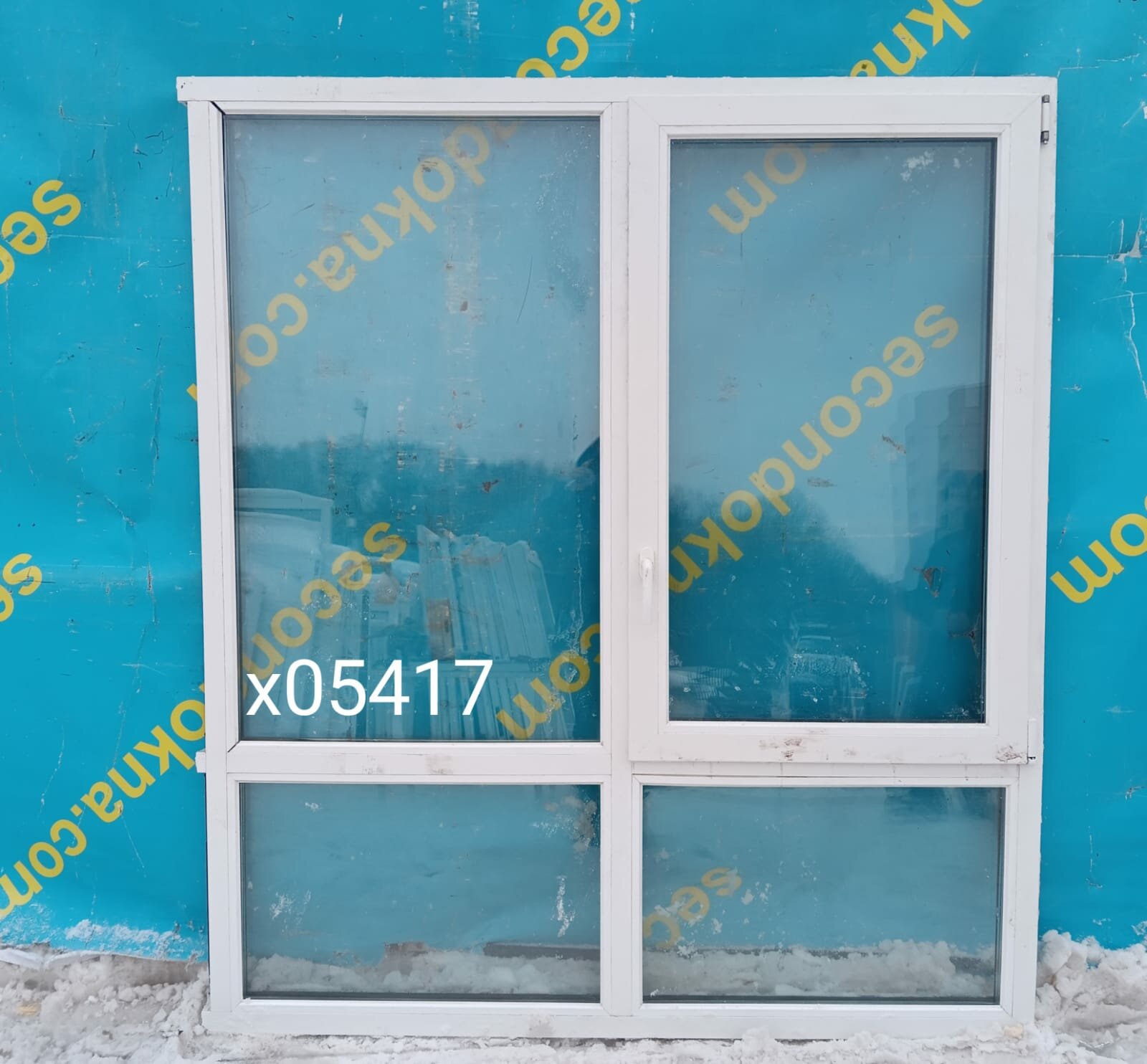 Пластиковое окно Б/У 1870(в) 1360 об х 1660(ш)