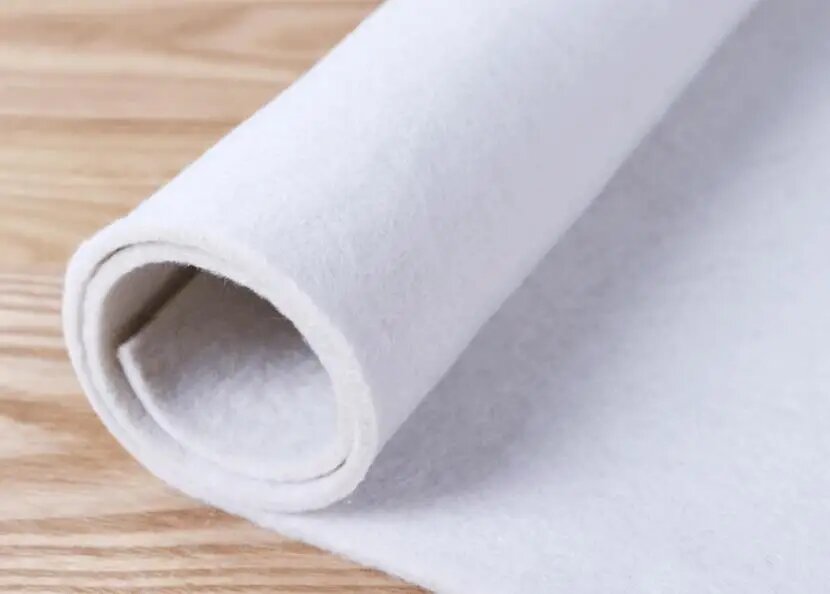 Войлочный коврик для каллиграфии Sumi-e 5 мм Белый, 50x70cm