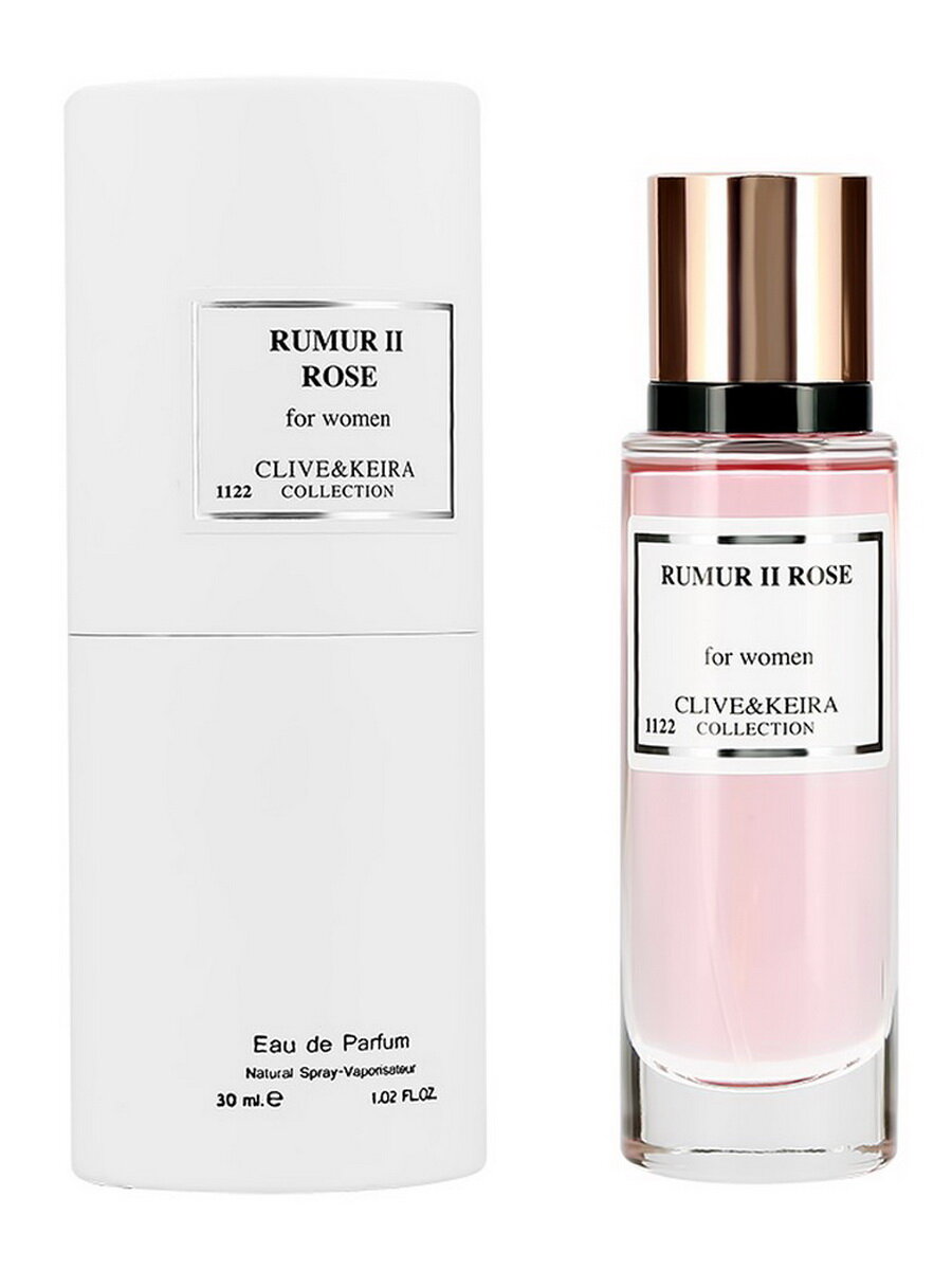 Туалетная вода женская Clive&Keira W 1122 RUMMER II ROSE, 30 мл.