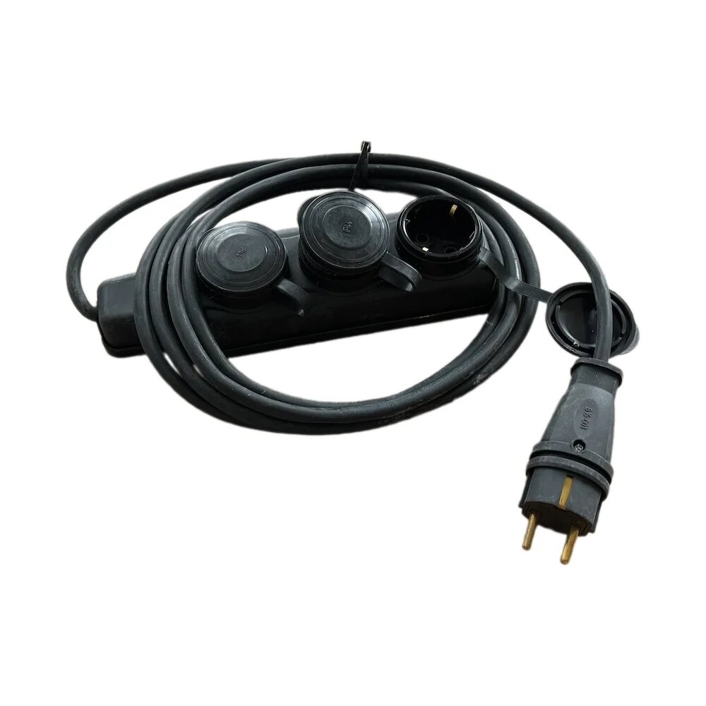 Удлинитель силовой атлант атом КГ 3500 Вт 3 гнезда 3м (c/з) 80113