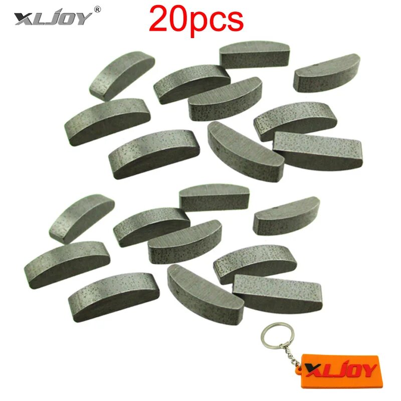 XLJOY Woodruff Key для китайского скутера GY6 125 150cc, мопеда ATV 152QMI 157QMJ QMI152/157 QMJ152/157 Sunl Tank Peach Taotao Gator 20pcs