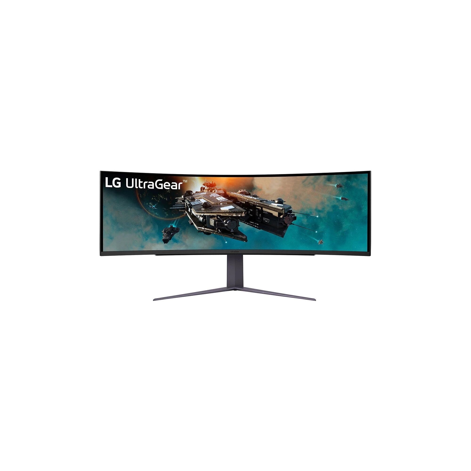 Монитор 49" LG UltraGear 49GR85DC-B, 5120х1440, 240 Гц, VA, черный (49gr85dc-b. aruz)