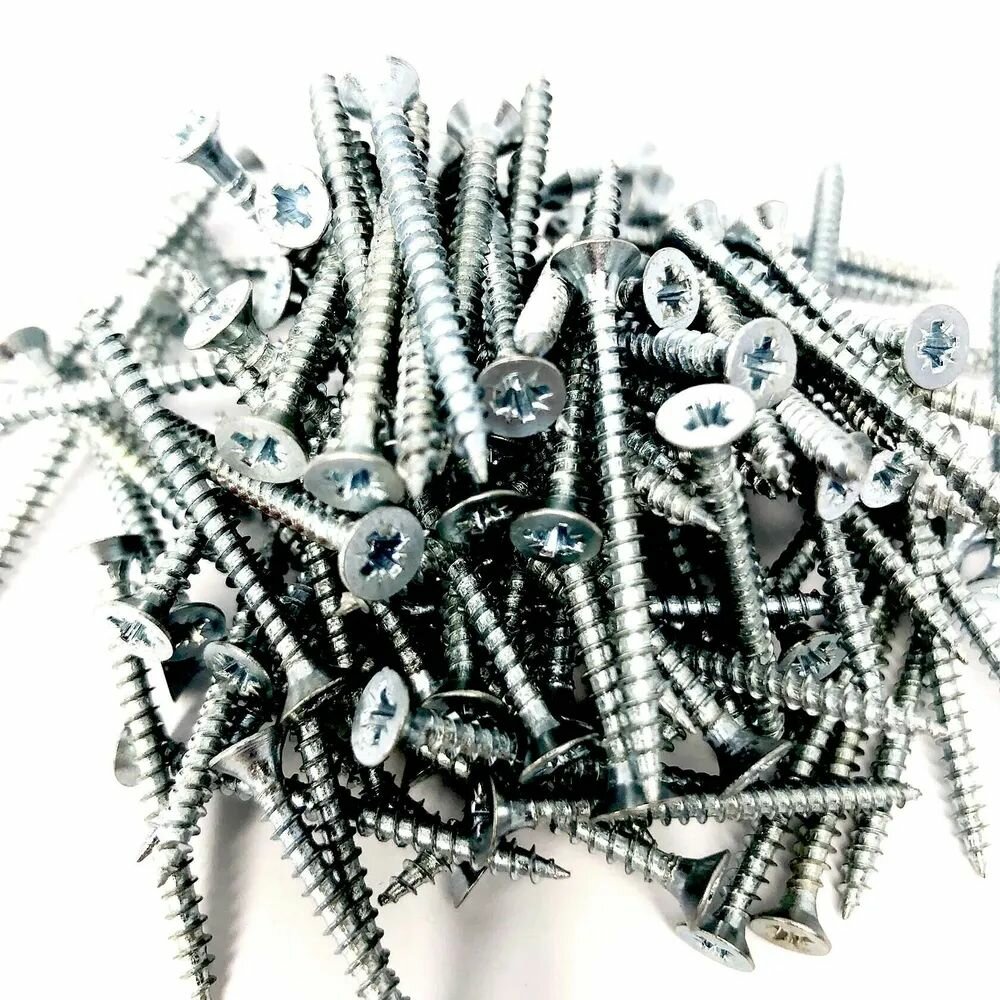 Саморез 4х50 белый 300шт