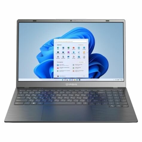 15,6" Ноутбук IRBIS Breeze 15NBC1015 (15NBC1015G) серый - 1920x1080, IPS, Intel Processor N100, ядра: 4 x 0,8 ГГц, 8 ГБ, SSD 256 ГБ, Intel UHD Graphics, Windows 11 Pro