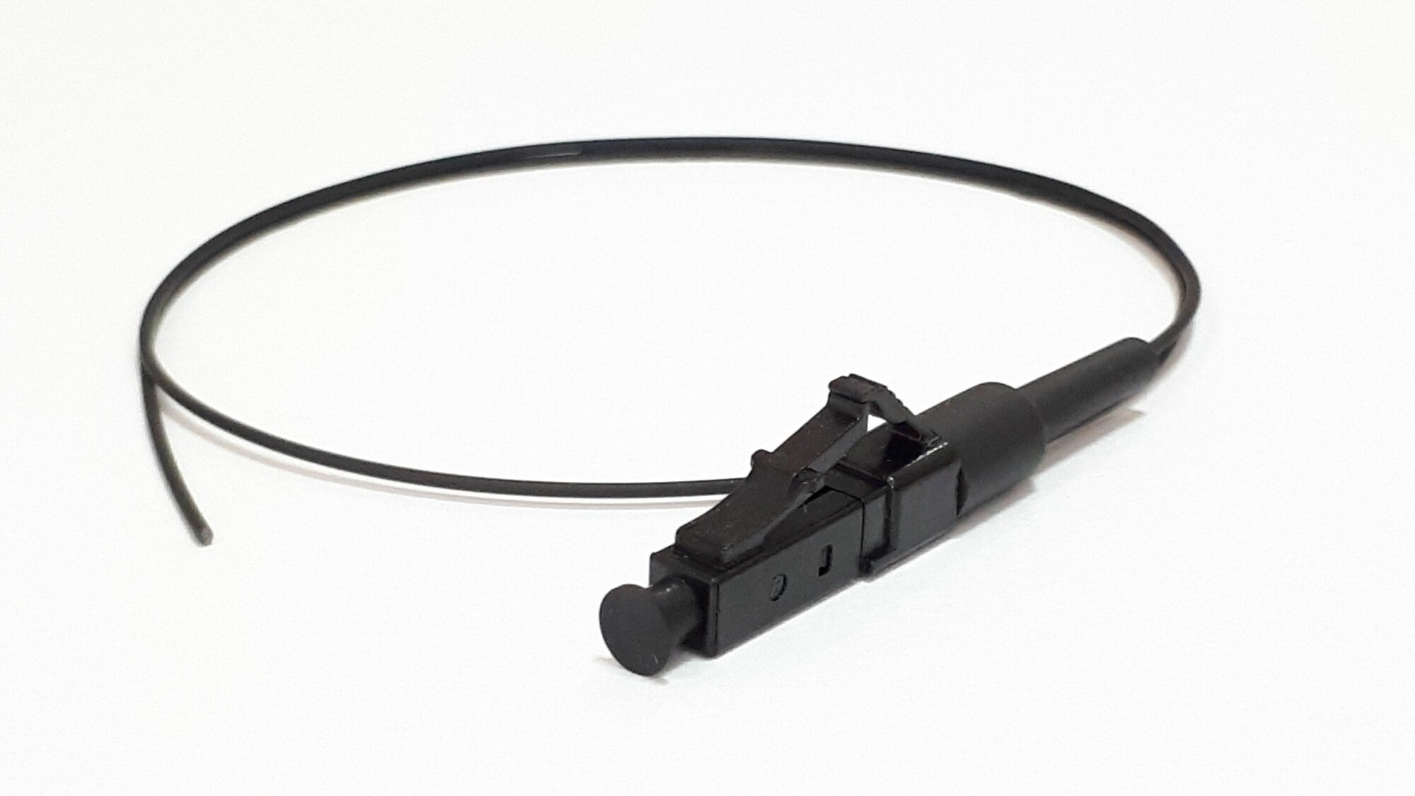 Шнур оптический монтажный (пигтейл) LC UPC MM 50/125 (ОМ4) 1.5m набор (4шт) черный