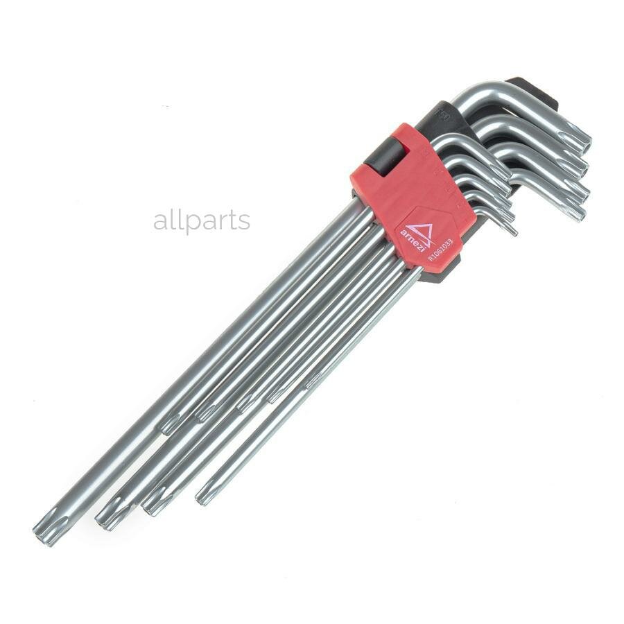 ARNEZI R1061033 Набор имбусовых ключей Torx с отверстием 9пр длинные ARNEZI R1061033