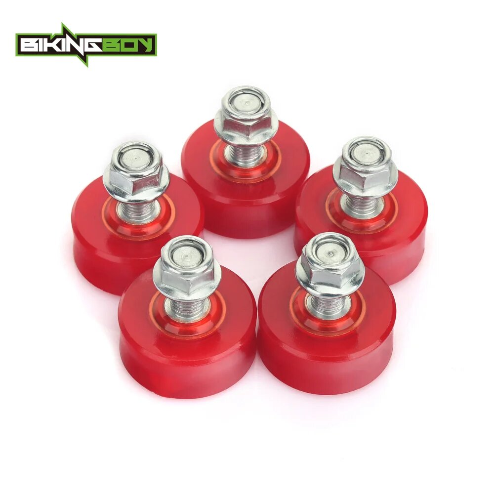 BIKINGBOY для Ducati Hypermotard 821 796 1100 Monster SBK 748 848 916 996 998, тихий тонкий гипер полиуретан Red 5pcs
