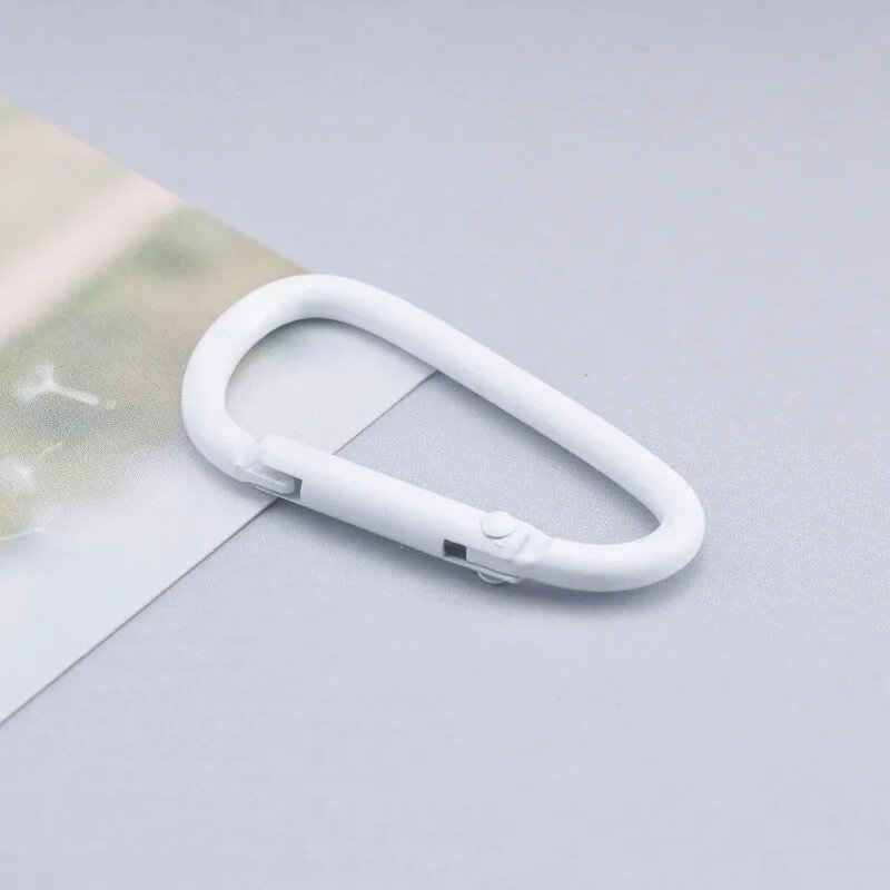 Металлические карабины 5-20 шт. Белый, 4.5cm 5PCS-LOT, White