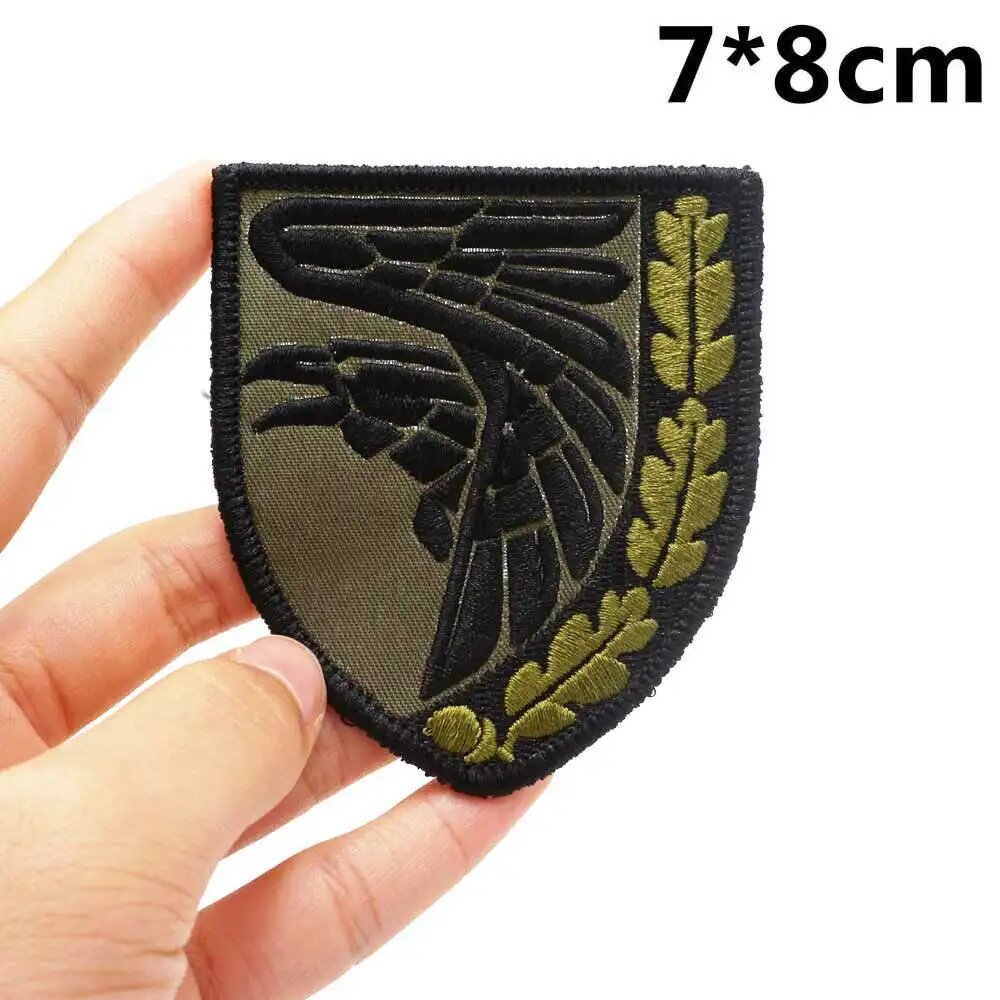 Тактические нашивки с вышивкой AN126-1 sew on