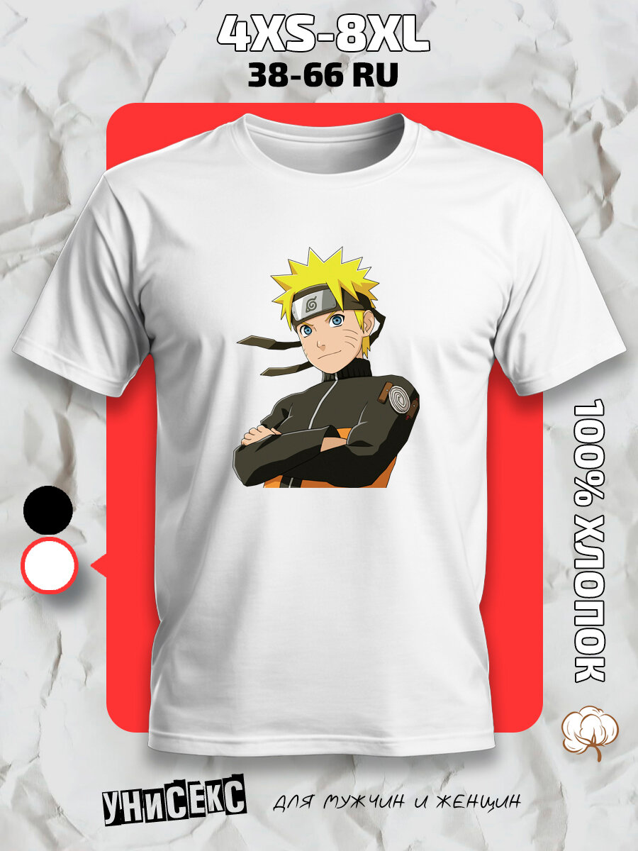Футболка с принтом Наруто Naruto