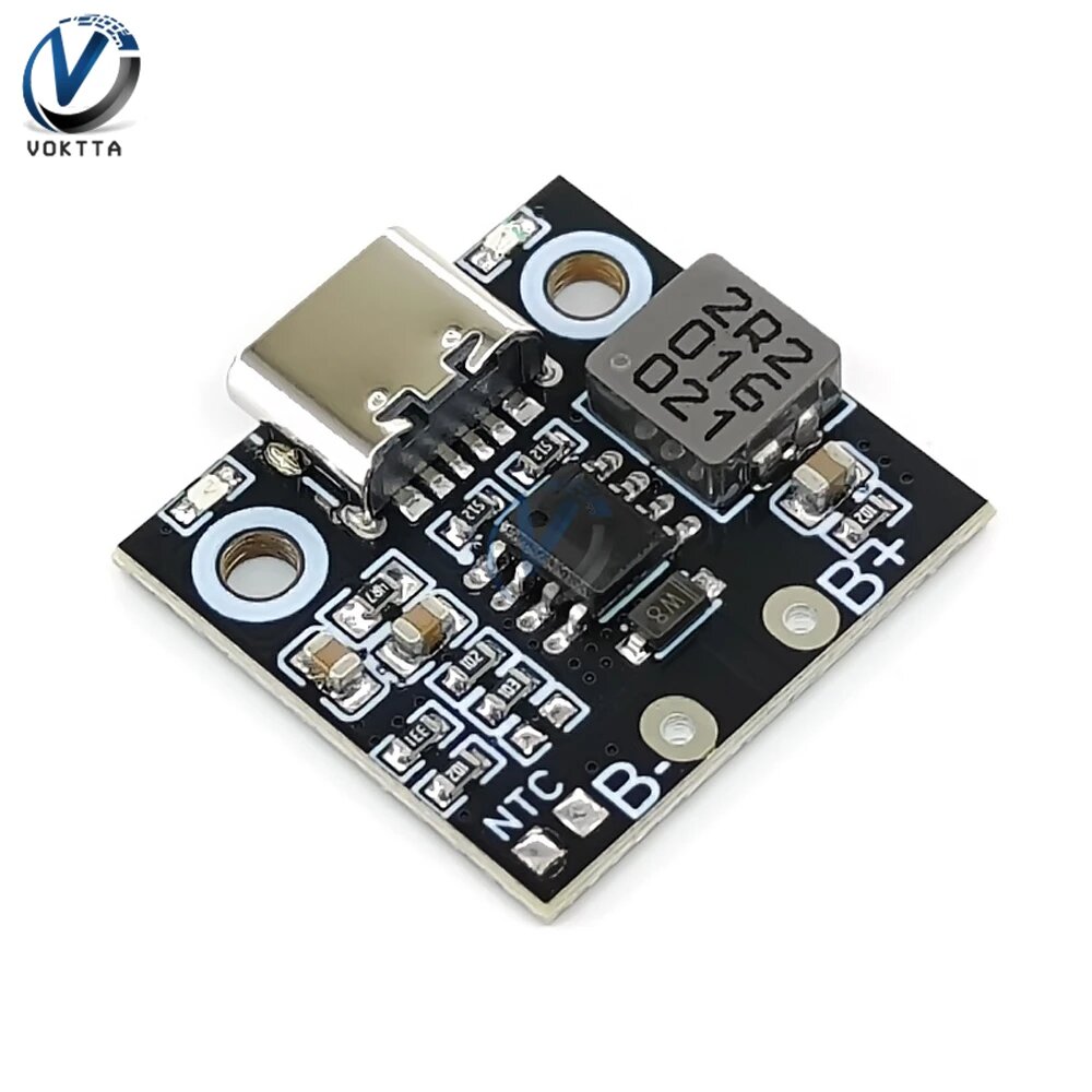Модуль зарядки литиевых батарей 2.8A USB Type-C