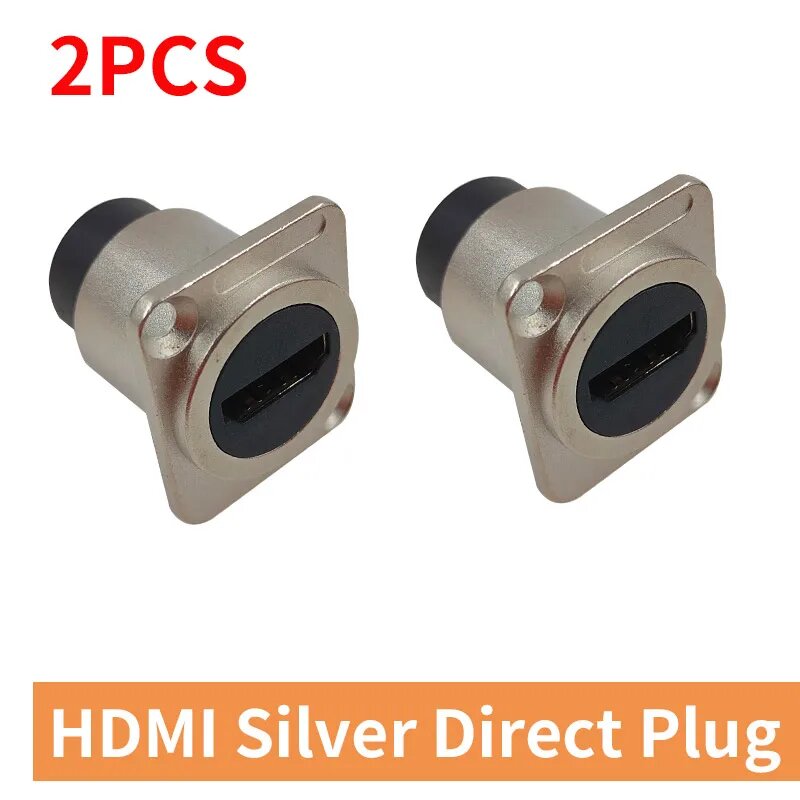 HDMI Silver Direct Plug 2PCS