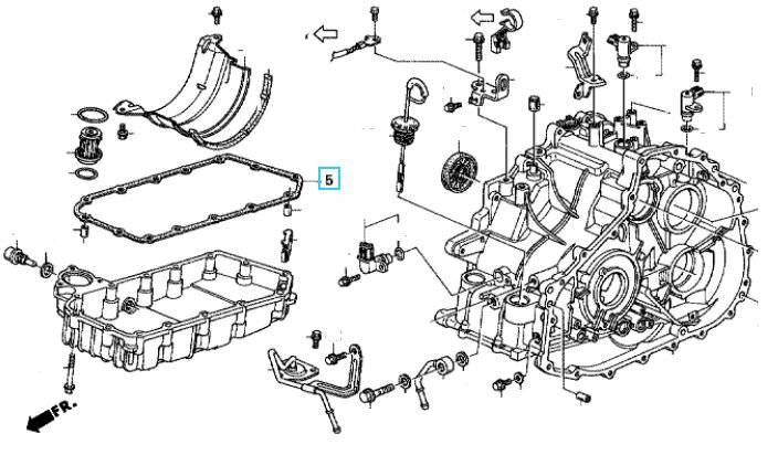 Уплотнение, поддон масляного картера (Оригинал)