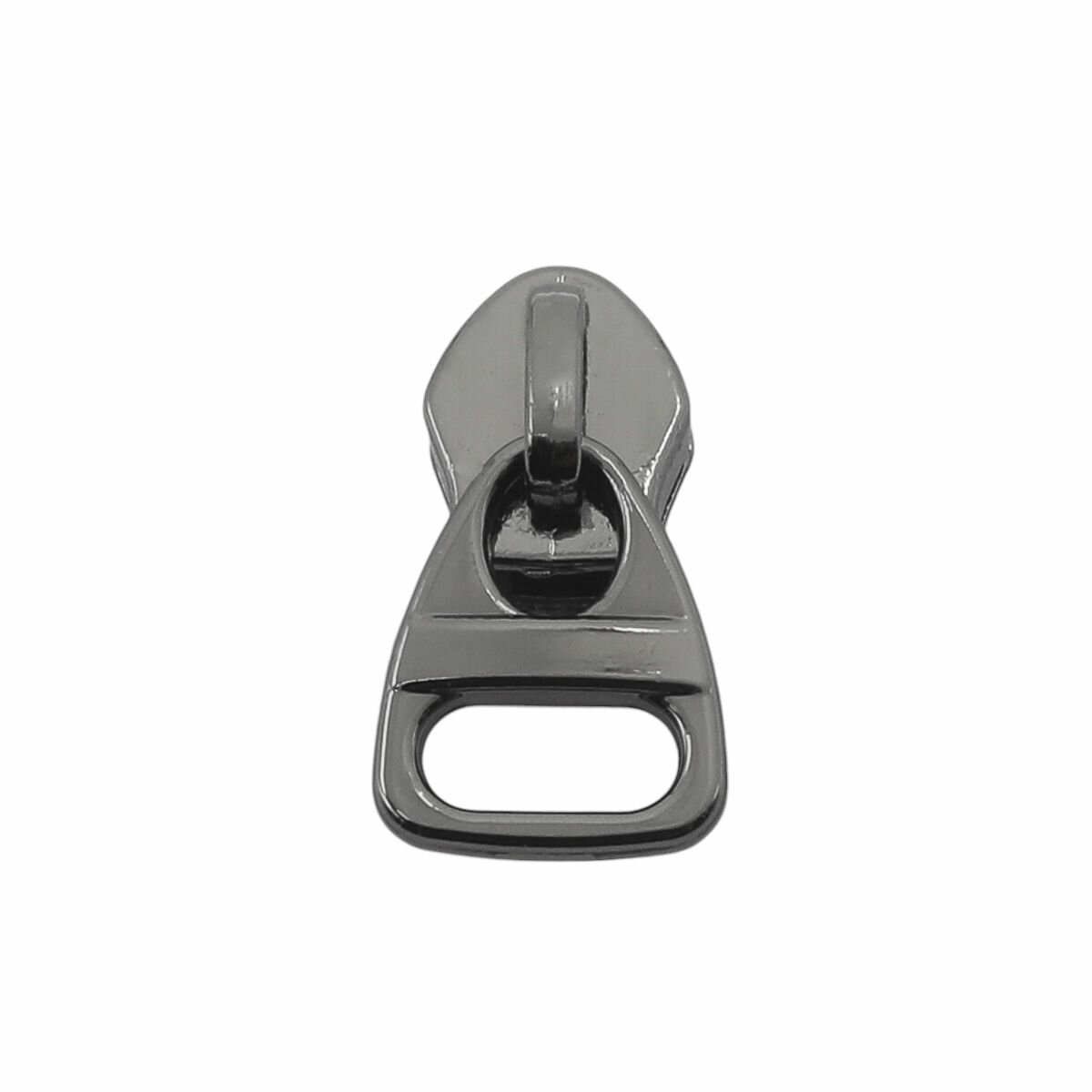 763 Слайдер N/L для витой молнии Т5, черный никель полированный