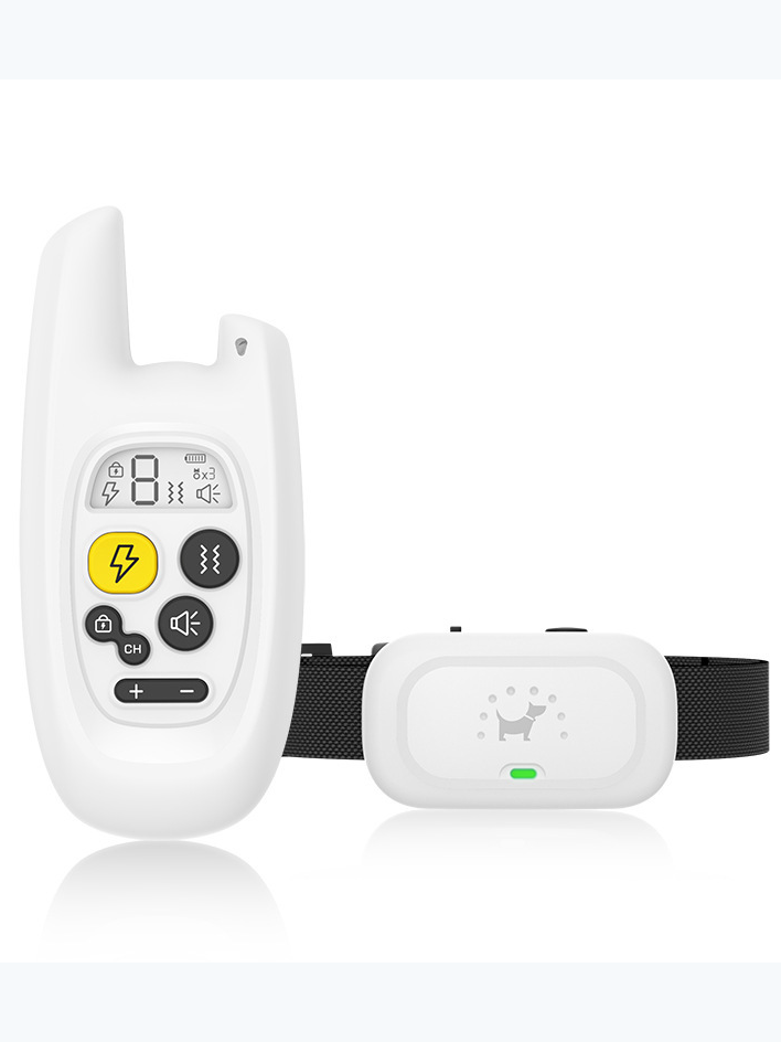 Ошейник для дрессировки домашних животных - Дрессировщик собак - 1 +1 Ошейник-белый012bai