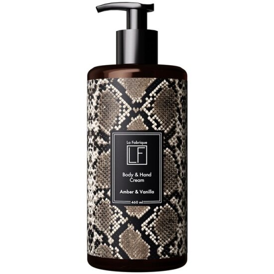 Парфюмированный крем для рук и тела LA Fabrique Амбра и ваниль, 460 мл
