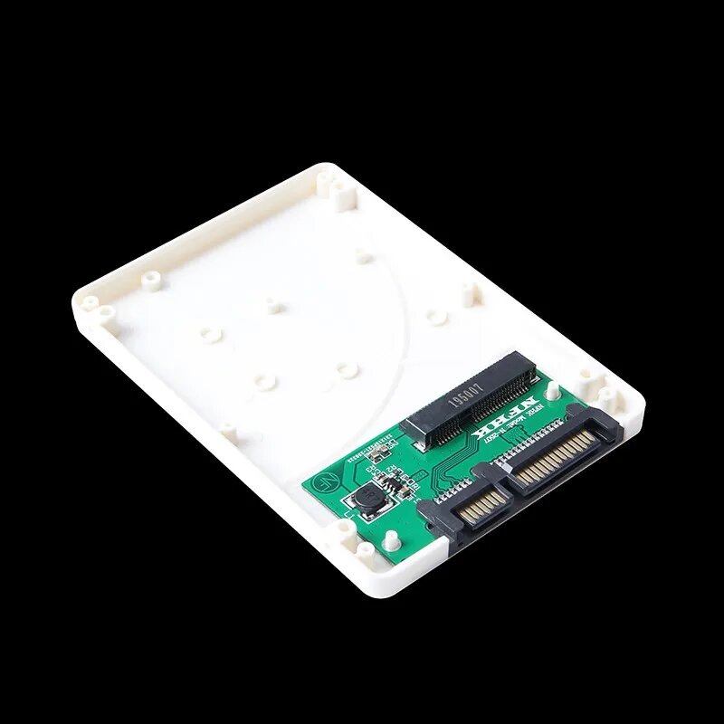 Адаптер для Mini pcie адаптер msata ssd на 2,5 дюйма sata3 с адаптером чехол sata белый