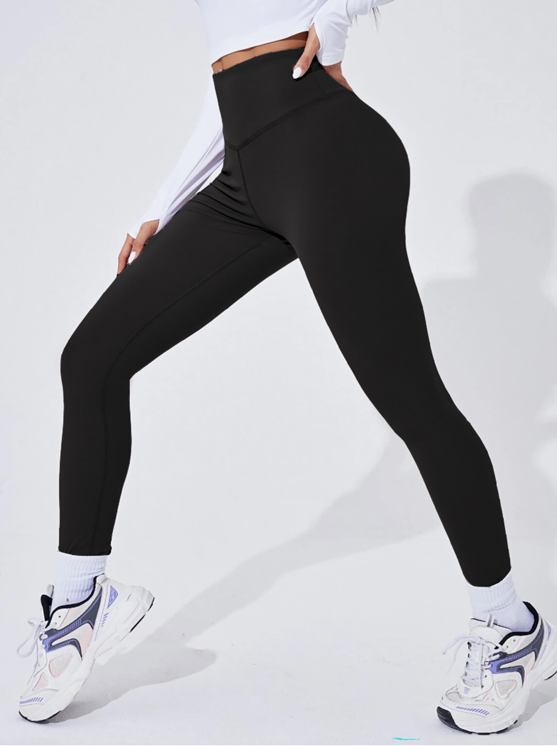 Легинсы тайтсы спортивные для фитнеса, пуш ап