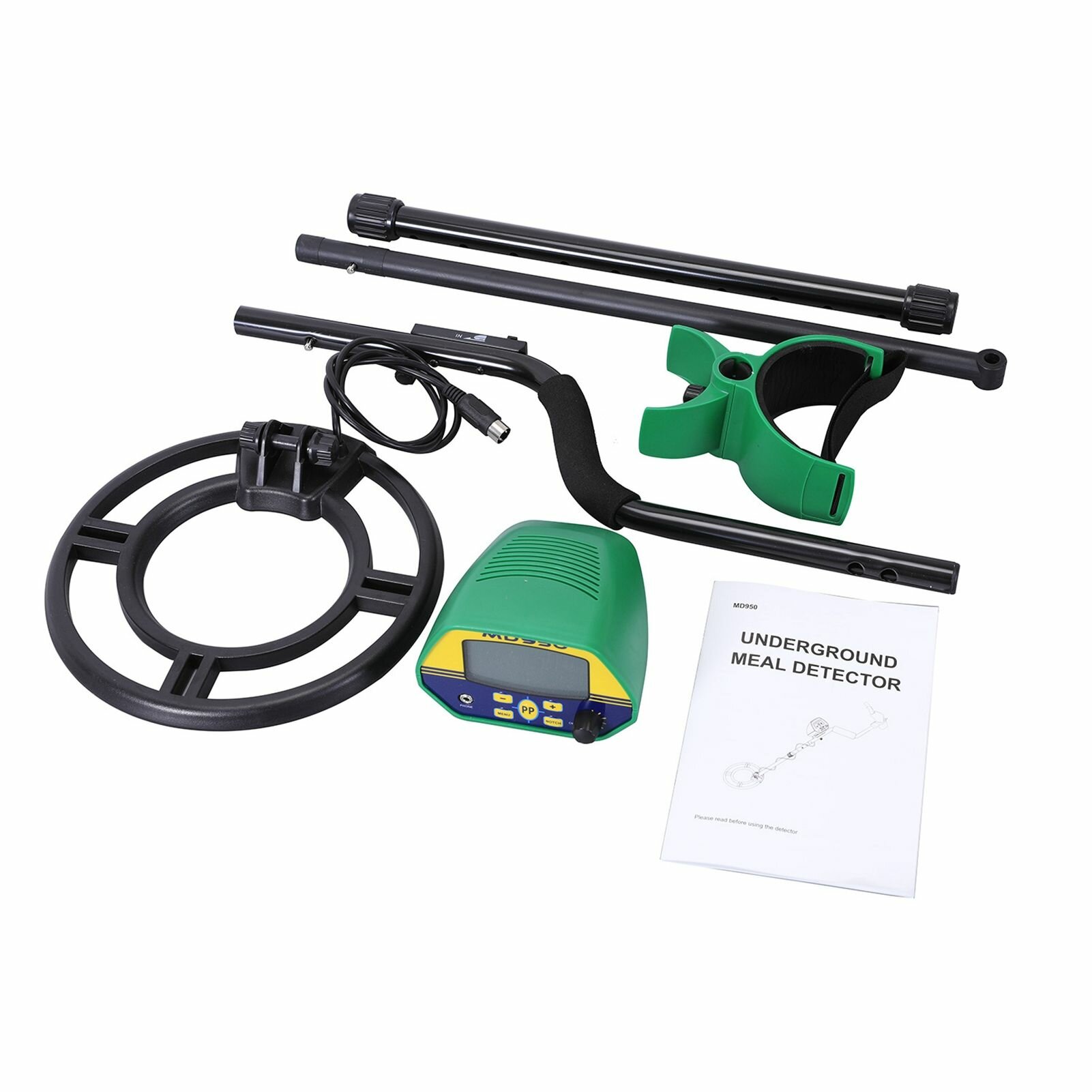 Металлоискатель MD950, водонепрониц, 3 режима, ЖК