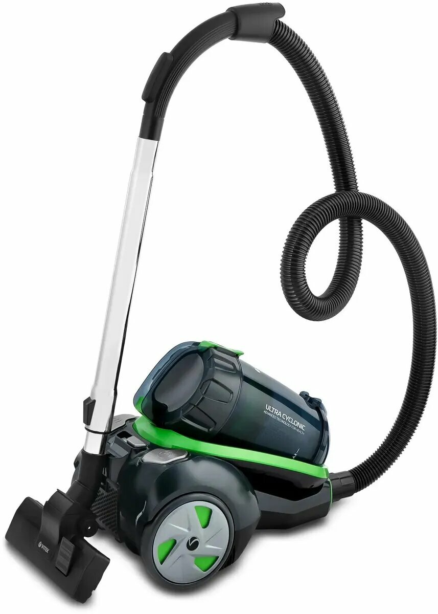 Пылесос Vitek VT-8130 BK 2200Вт черный/зеленый