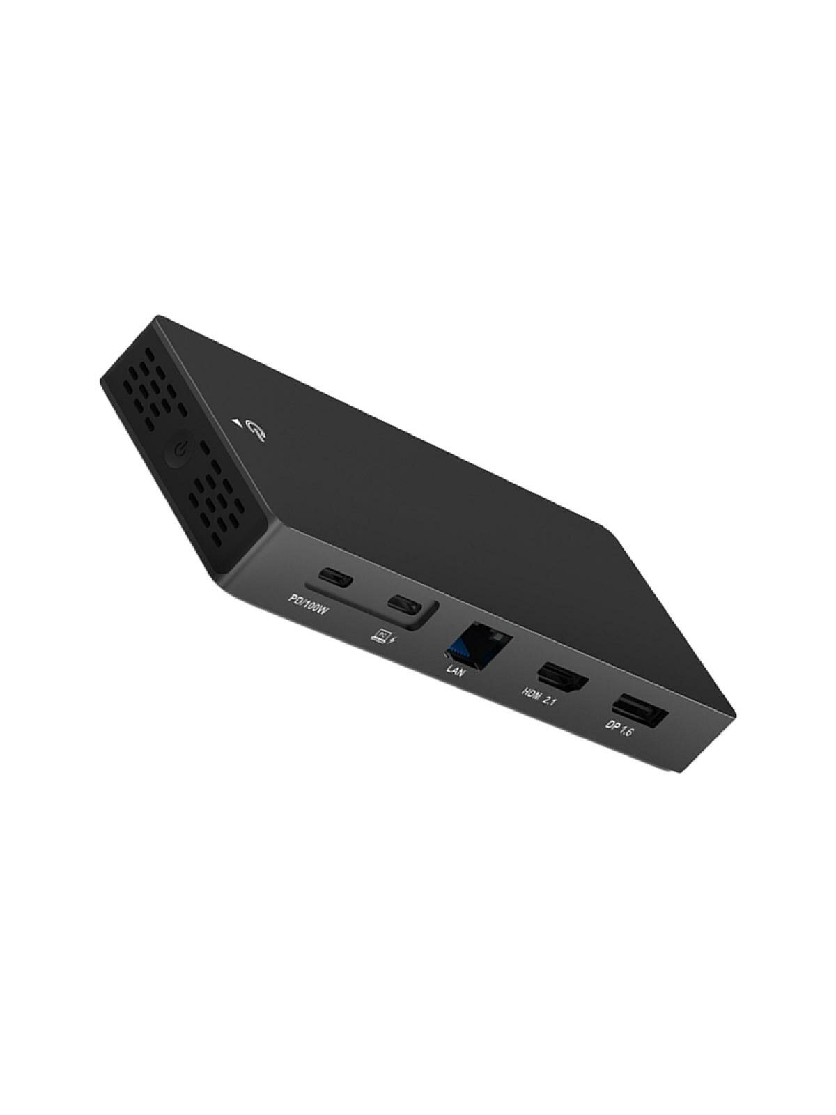 TypeC Docking Station 8K30Hz Two HDMIcompatible Triple Display 10Gbps High Speed USB Expansion 12 in 1 HUB Splitter