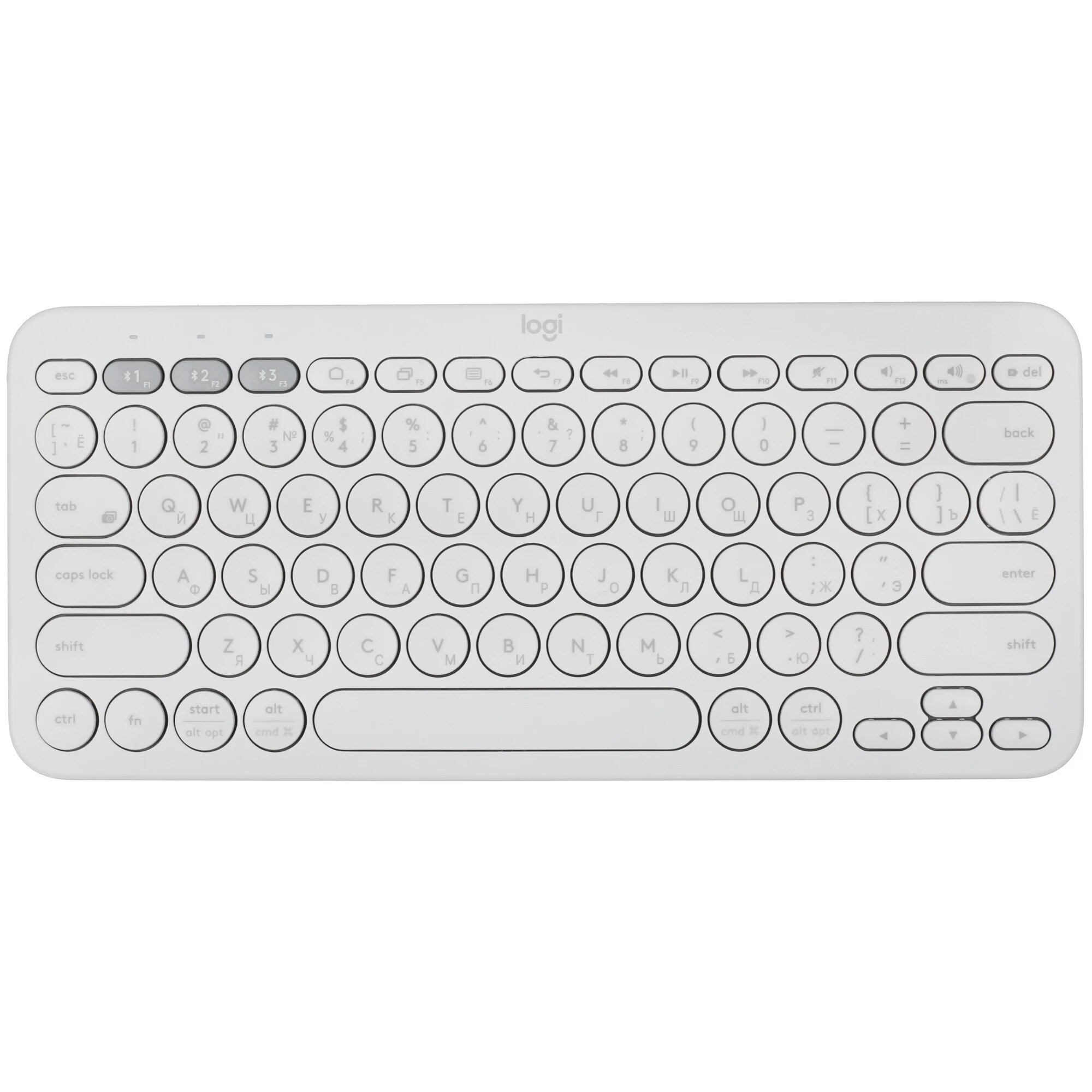 Клавиатура Logitech K380 Multi-Device Bluetooth, белый (920-009589)