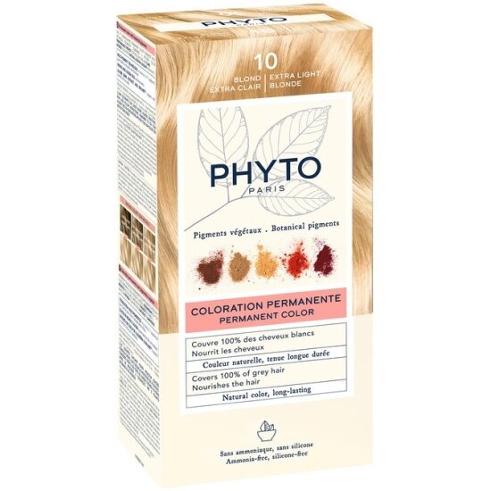 Краска для волос Phyto Color тон 10 экстра-светлый блонд