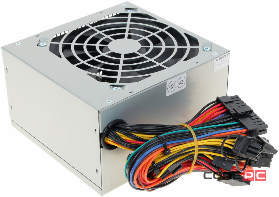 Блок питания Powerman 600W PM-600ATX-F, ATX, 20+4 pin, 80 PLUS Bronze