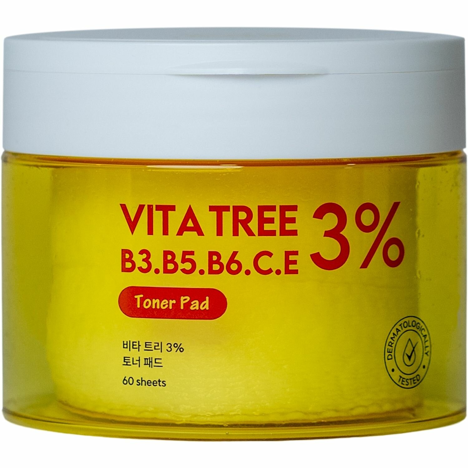 Пэды для лица ShinCos.Lab освежающие с витаминами 60шт