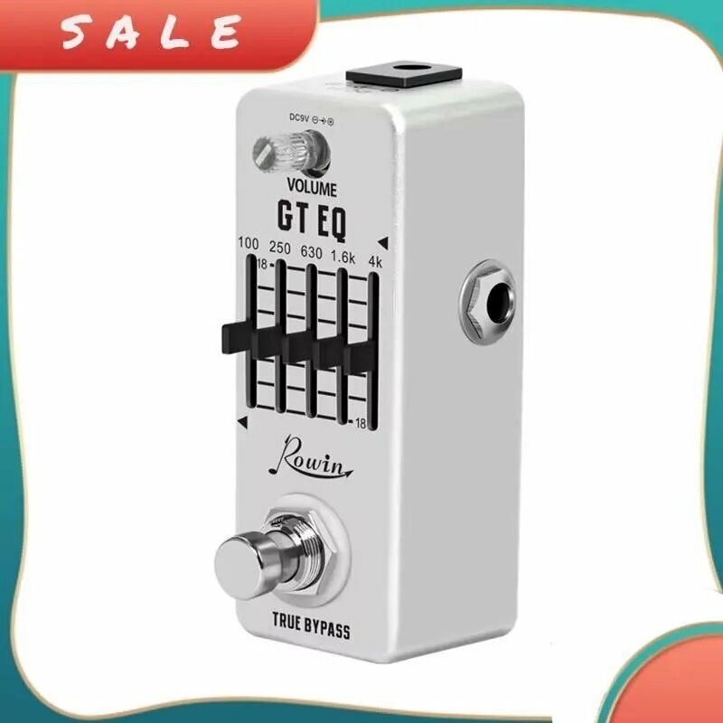 (V T I A) Педаль Эквалайзера Для Гитары, 5-Полосный Параметрический Эквалайзер, Эффектов Гитары