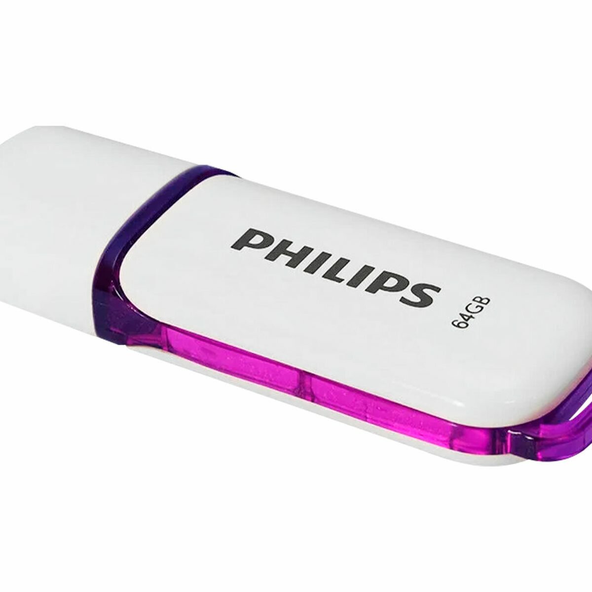 Флеш-память USB 64Gb Philips SNOW, разъем USB 2.0, фиолетовый (FM64FD70B/97)