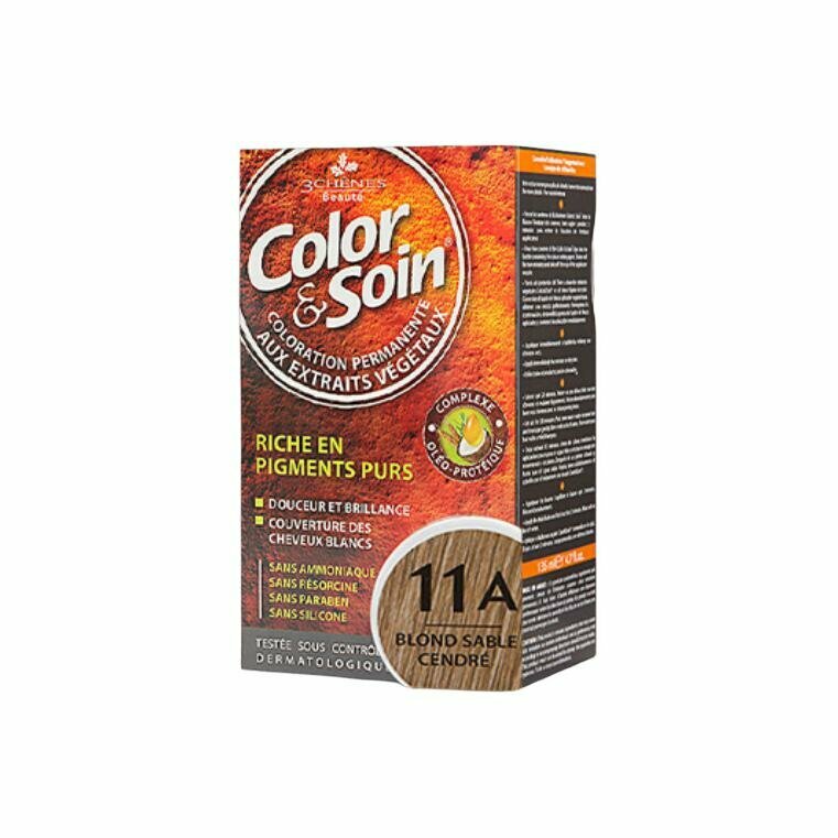 Краска для волос и бальзам унисекс LES 3 CHENES Color & Soin, 1 шт.