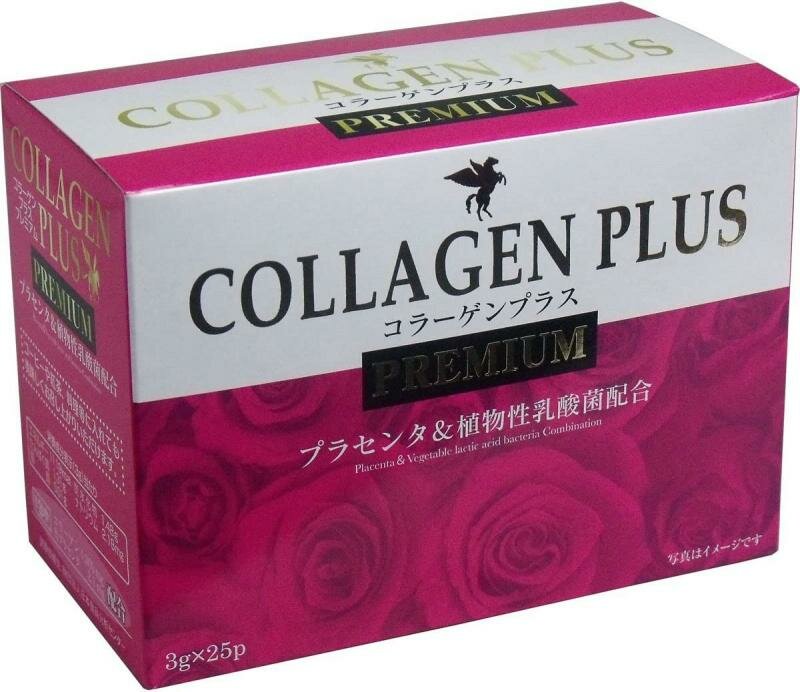 HIKARI Collagen Plus Premium Коллаген пептид с плацентой лошади 3 гр x 25 стиков