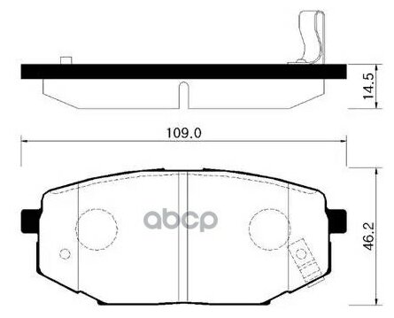 Колодки тормозные дисковые задн HYUNDAI: GRANDEUR 3.5I 92-98, EQUUS 99-09, ELANTRA 06-10 HSB арт. HP0013