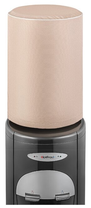 Чехол декоративный DECORATOR "аква", на бутыль 19л, для кулера, Оксфорд 600, влагозащитный, цвет бежевый