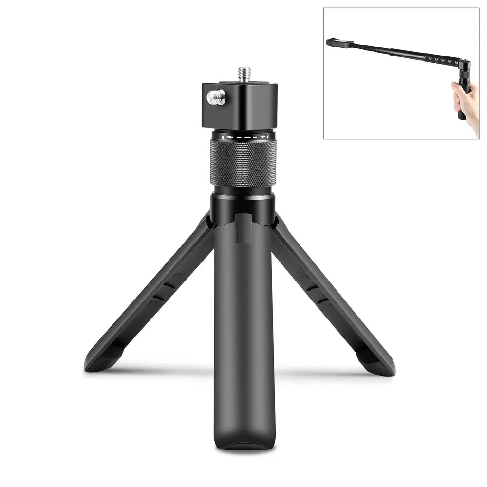 PULUZ для Insta360 X3 / X4 панорама / спортивная камера Bullet время поворотный захват настольный штатив (цвет: черный)