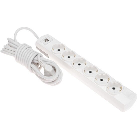 Удлинитель Rexant PREMIUM 5 м, 2 USB, 6 гнезд, 3х1.5 кв. мм, с/з, белый