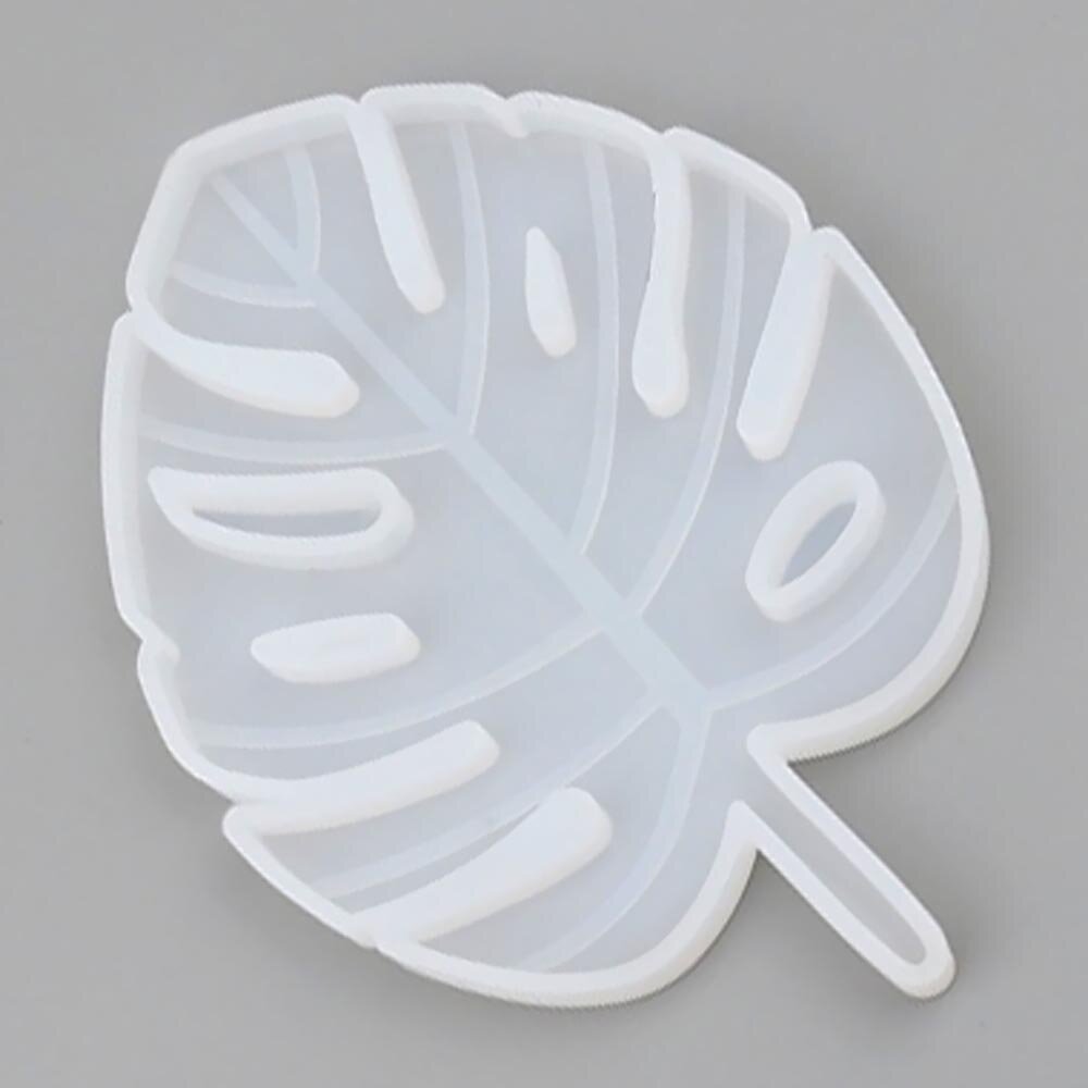 Молд силиконовый 0013100 для эпоксидной смолы Лист Монстеры Крупный 12.5х9х1 см, цена за 1 шт.