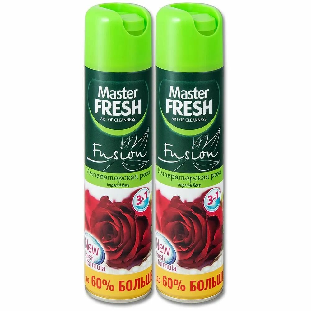 Master Fresh Освежитель воздуха Императорская роза, 300 мл, 2 уп