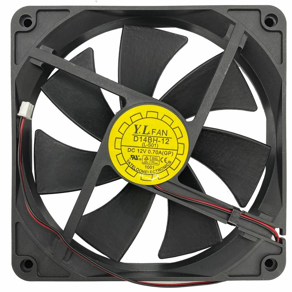 Кулер, вентилятор D14BH-12 12В 140x140мм для корпуса ПК, для блока питания