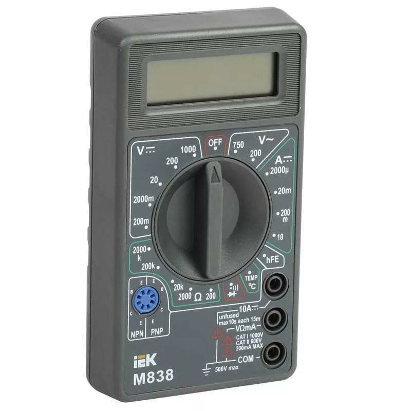 Мультиметр цифровой Universal M838