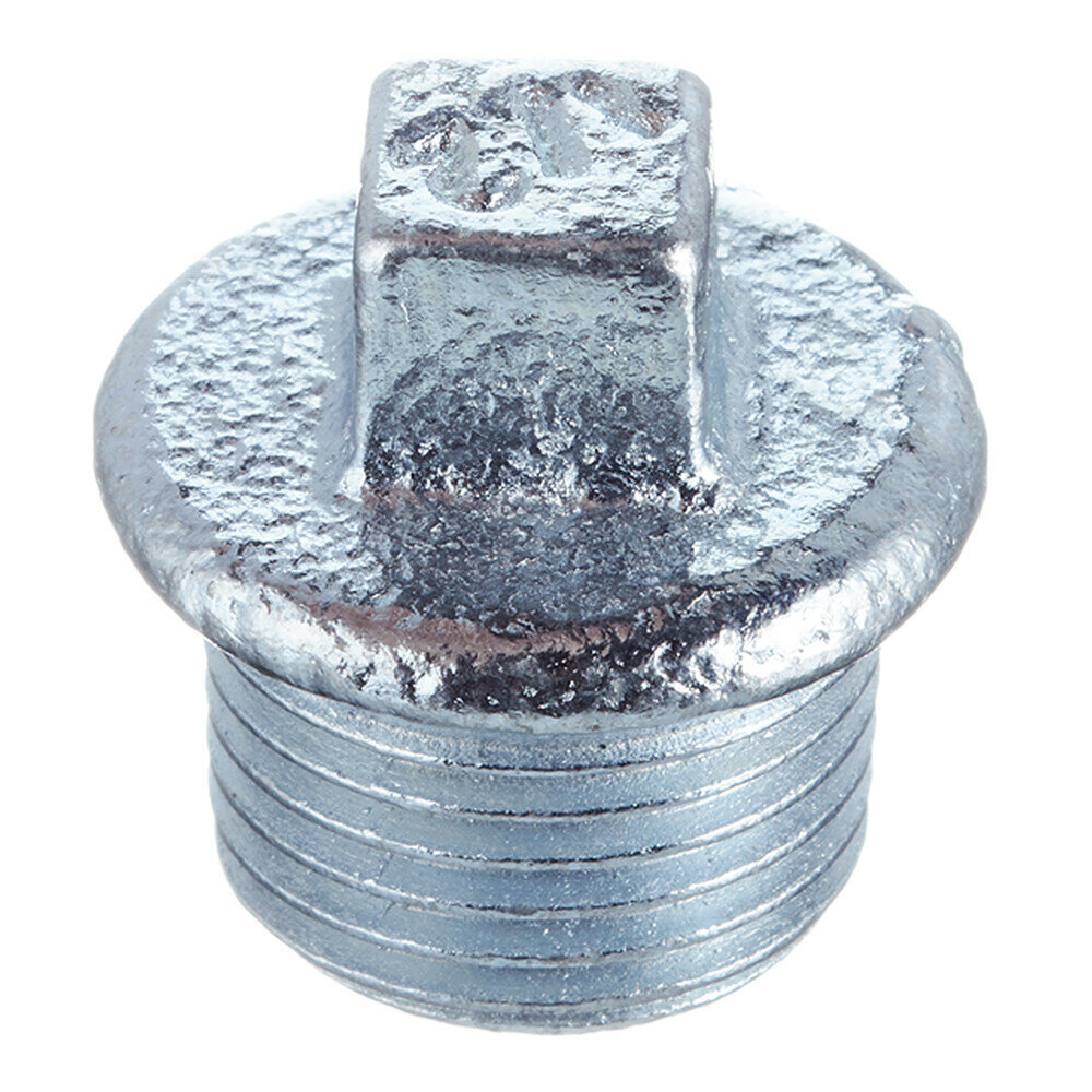 Заглушка Gebo Platinum (290-4V) 1/2 НР(ш) чугунная оцинкованная