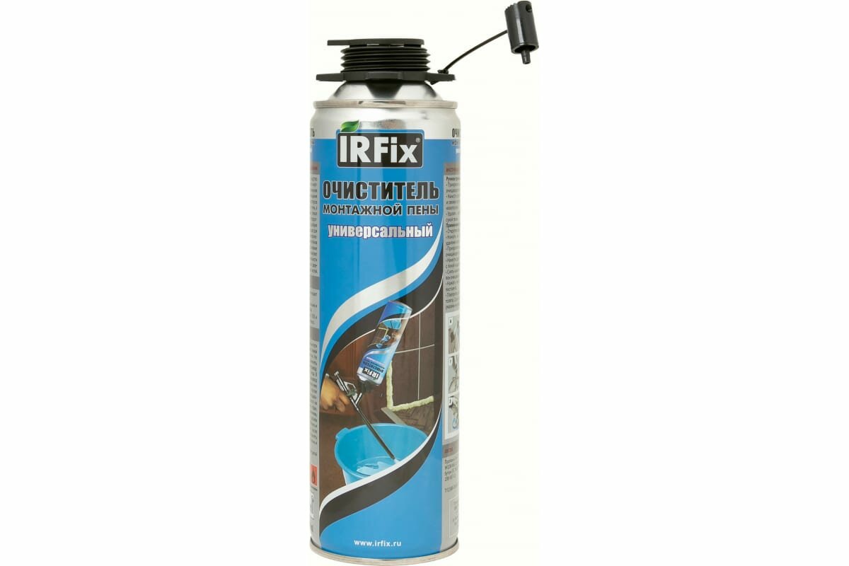 IRFIX Очиститель монтажной пены 500 мл для удаления застывшей пены и следов на изделиях