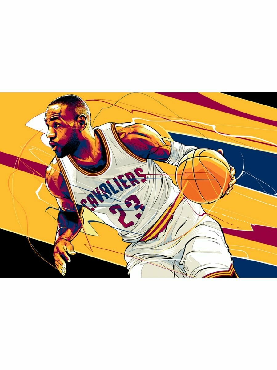 Постер "Леброн Джеймс. Cleveland Cavaliers"