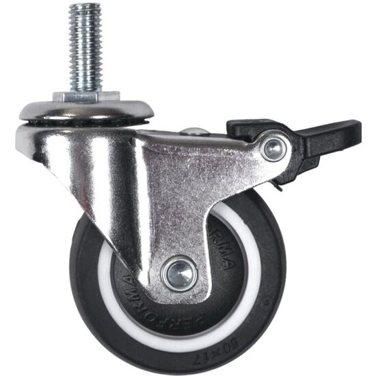 Комплект мебельных колес Emmet со стопором / резьба М8*20 мм в комплекте 4 шт