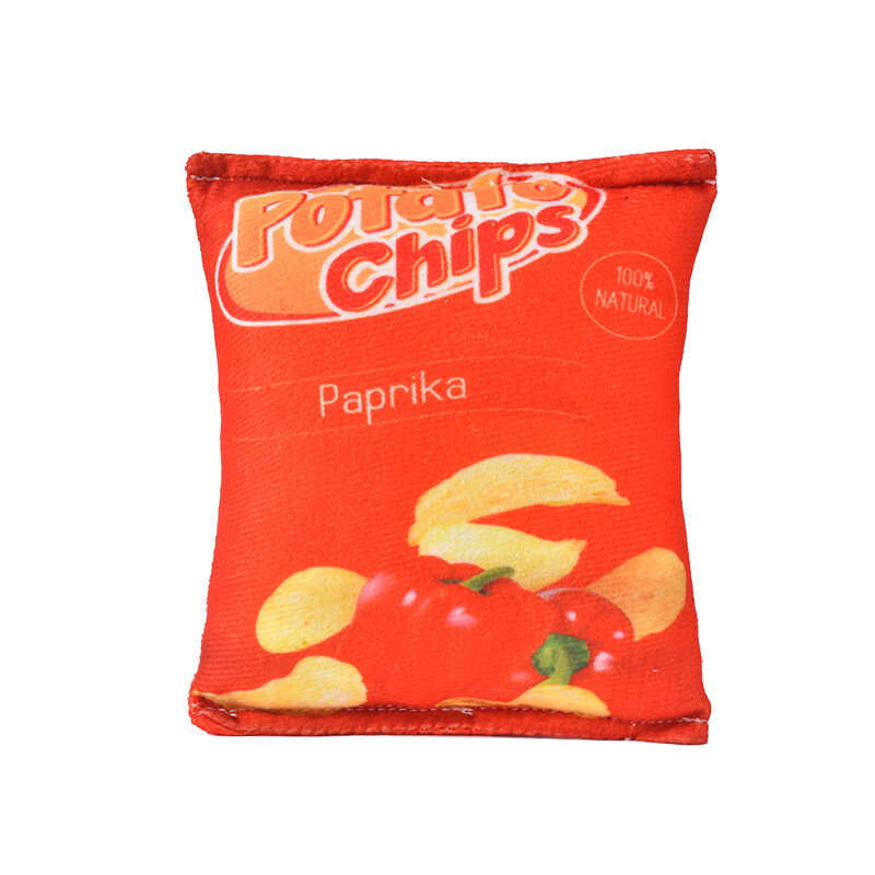 Амазонка трансграничный питомец кошка мятный звенящая бумага звук плюшевая игрушка картофельные чипсы кошка игрушка для