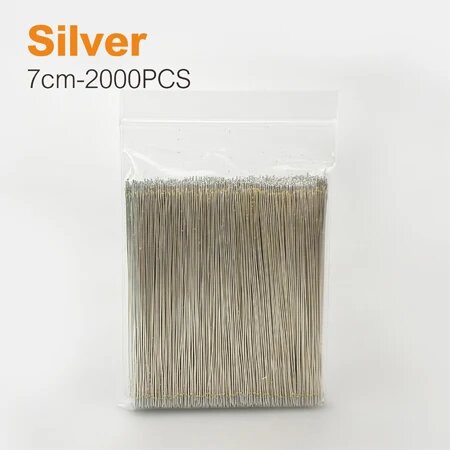 Эмалированный медный провод 5/7/10/15 см Silver 7cm 2000PCS