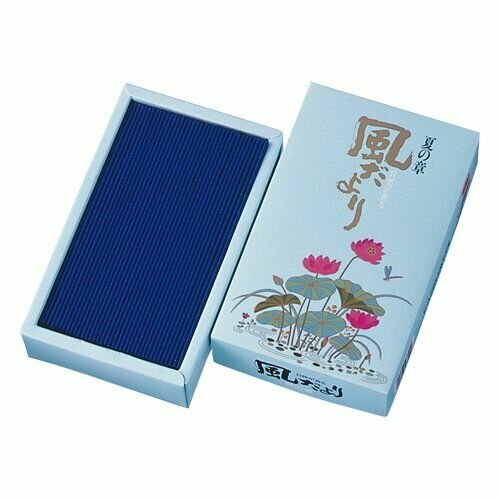 Благовоние Kazedayori Summer (лотос, лилия, цикламен, сандал, мускус), 370 палочек по 14 см